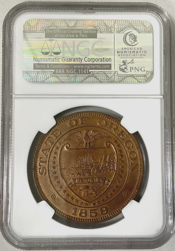 NGC Coin Oregon 1859 Pan Pacific International Exposition 1915 MS 63 | eBay