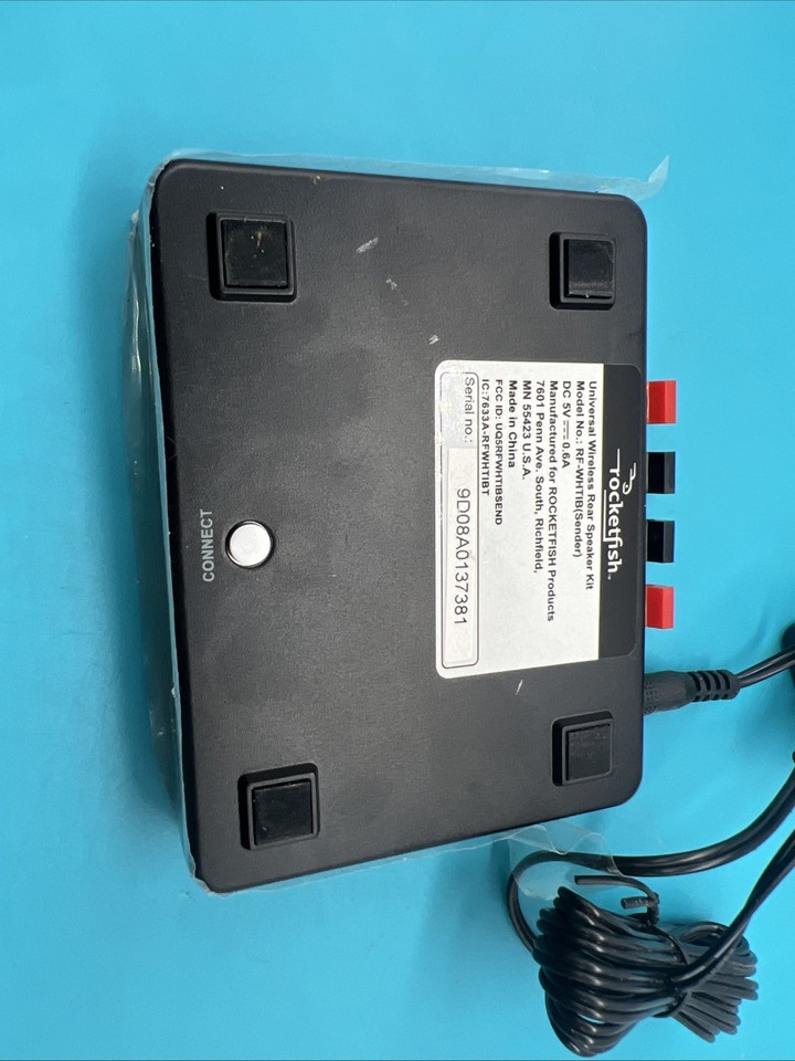Rocketfish Universal Wireless Rear Speaker/ Model RF-WHTIB Sender ...