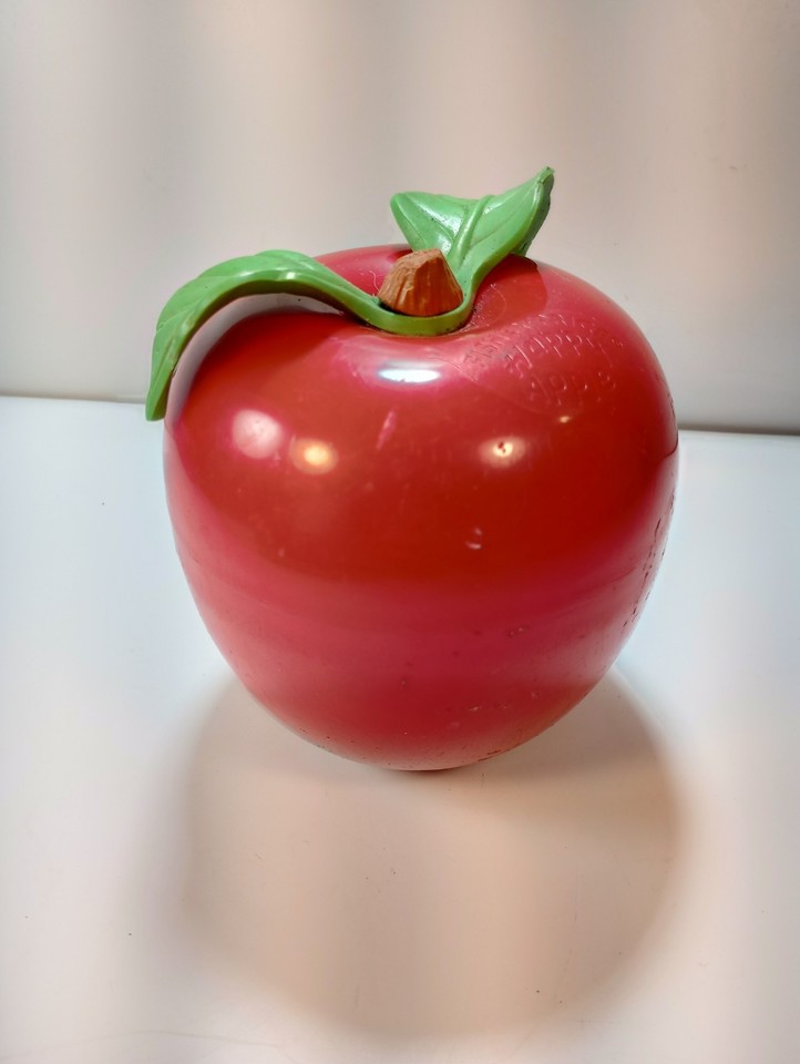 VINTAGE 1972 FISHER PRICE HAPPY APPLE SHORT STEM ROLLY POLY CHIME ...