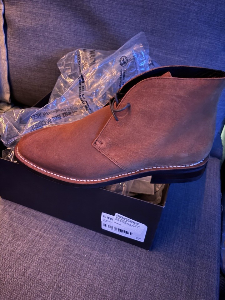 Thursday Boot Company Scout Men's Chukka Boot,Cognac Suede, Size 10 | eBay