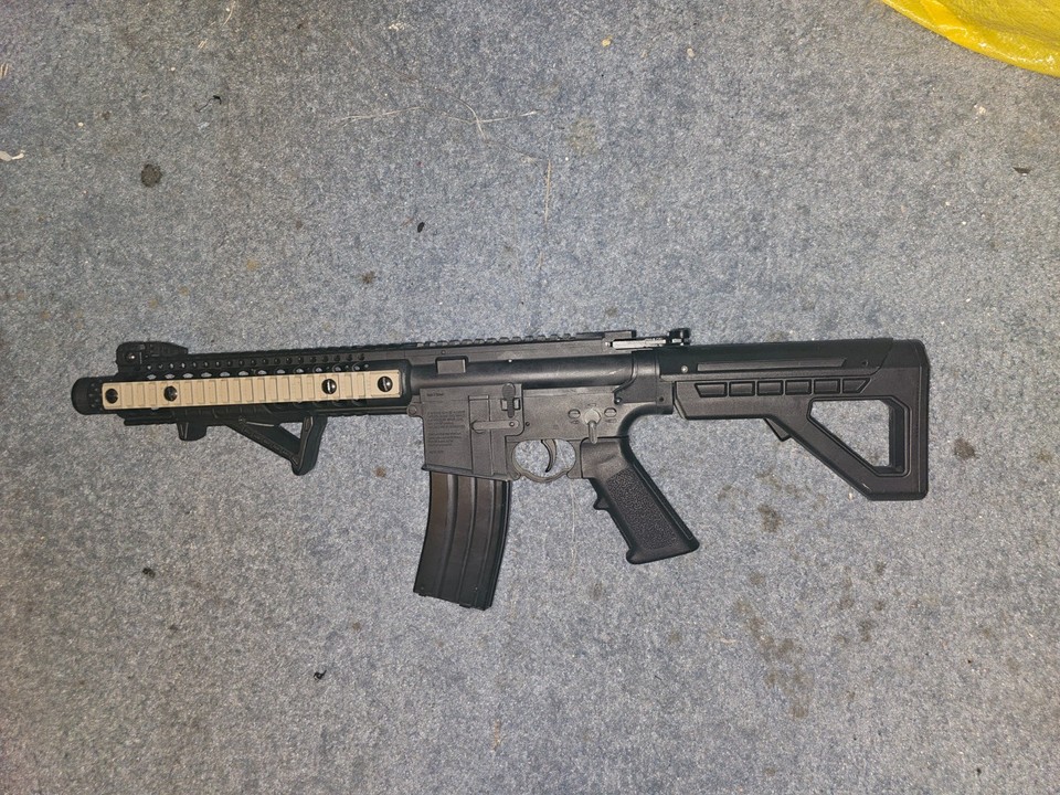DPMS Panther Arms SBR .177 Cal Full Auto Blowback Action BB Cal 4.5mm ...