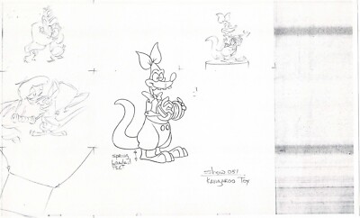 Quack Pack Disney Production Animation Drawing fr0m Animators Estate ...