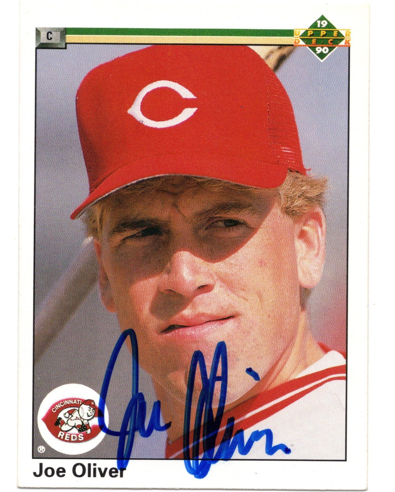 Joe Oliver Autograph On A 1990 Upper Deck - Cincinnati Reds | eBay