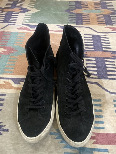 Common Projects High Top Original Achilles Sneakers Men’s sz 45 Black ...