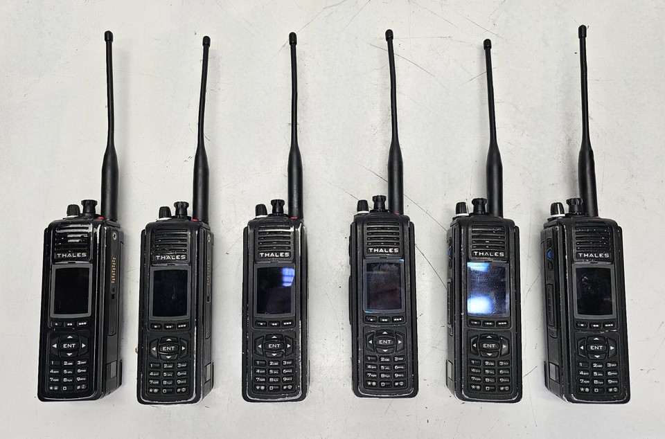 (6-PACK) THALES PRC-7332 Liberty Multiband VHF, UHF, 700 & 800 MHz P25 ...