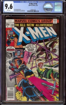 X-Men # 110 CGC 9.6 White (Marvel, 1978) Dave Cockrum & Terry Austin ...
