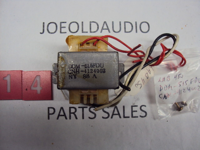Realistic LAB 450 Turntable Transformer. Part# DDM-515FDU. Parting Out ...