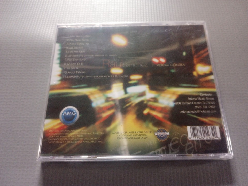 Raul Sanchez - Vete En Contra ( CD, 2007) NEW SEALED! | eBay