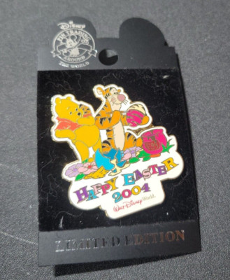 Winnie The Pooh Happy Easter 2004 & Tigger Disney Pin LE 3500 POC | eBay