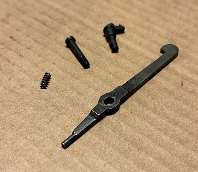 USGI 1905 M1 BAYONET GUTS UTICA UC LOCK LEVER SPRING SCREW PUSH BUTTON ...