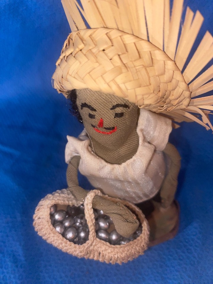 Vintage Handmade Folk Puerto Rico Souvenir Doll Loc R | eBay