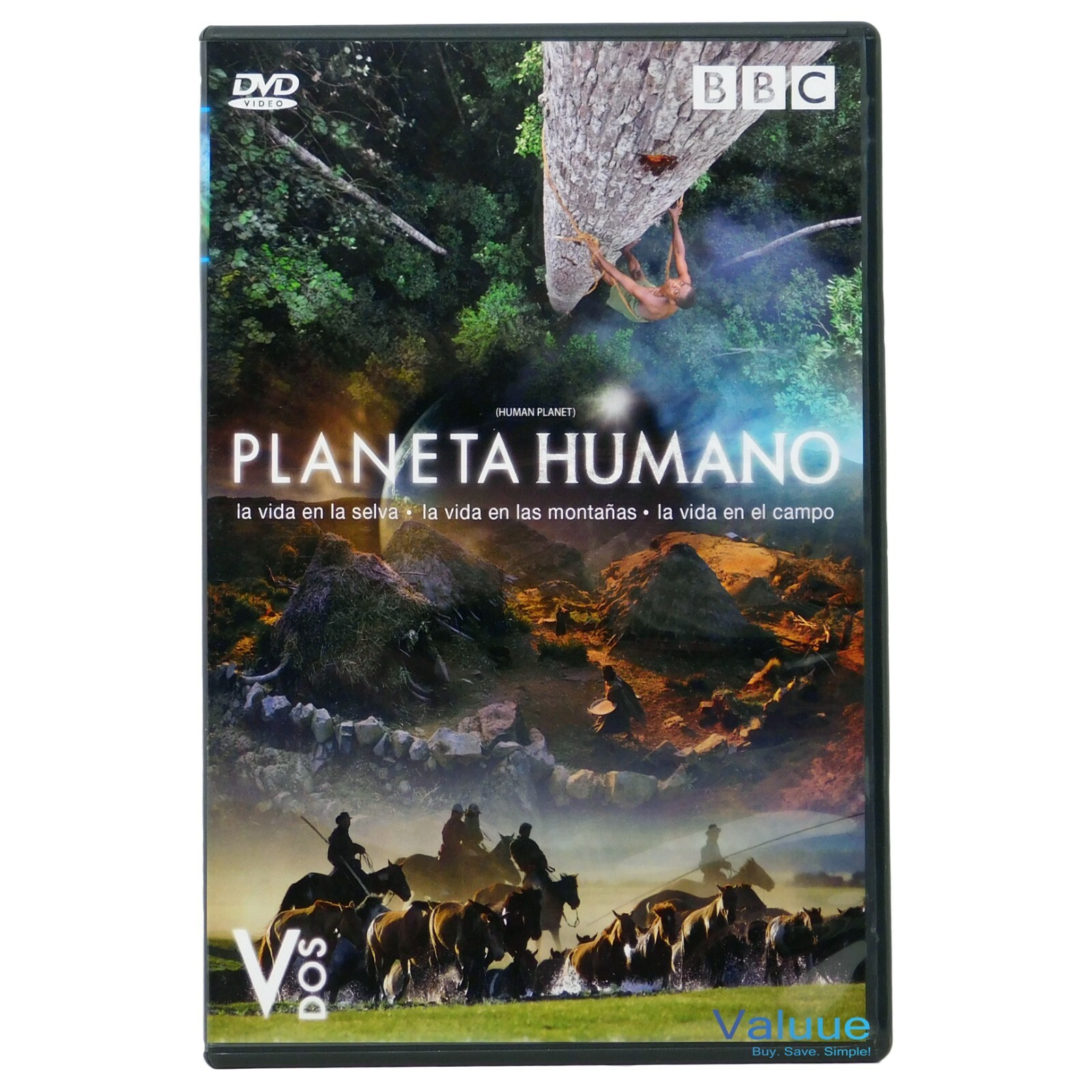 Human Planet DVD BBC Video Vol. 2 Spanish Artwork Cover English Spanish ...