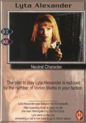 Babylon 5: Lyta Alexander [Ungraded] from set B5 Premiere B5 Precedence ...