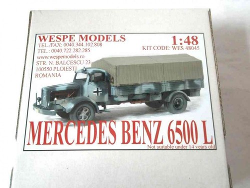 MERCEDES L6500 -1940 Wespe Models 1:48 SCALE - car resin model kit ...