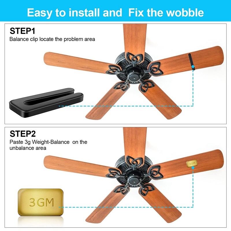 How To Balance Hunter Ceiling Fan Blades | Shelly Lighting