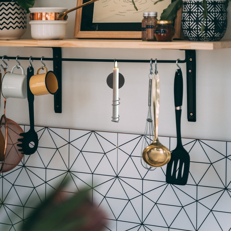 Candlestick Decoration Candlesticks Holder Tealight Iron Holders | eBay ...