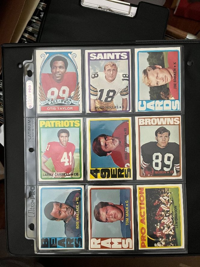 1972 Topps Football High Numbers 11 Card Lot , High Grade, Pack Fresh ...