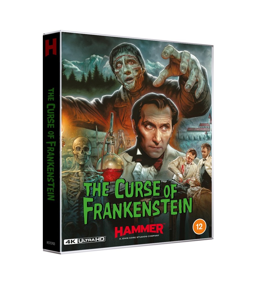 The Curse of Frankenstein (4K UHD Blu-ray) Christopher Lee Peter ...