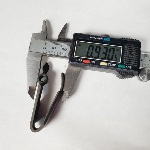 Vtg FRIZZEN SPRING Part U.S. Springfield/Harpers Ferry Musket Flintlock ...