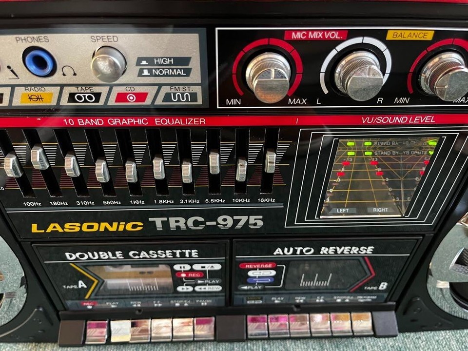 LASONIC TRC 975 JUMBO BOOMBOX Radio Cassette Player From Japan Used | eBay