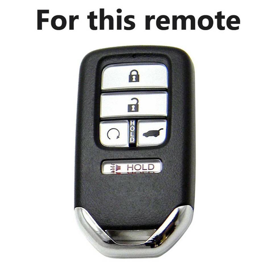 2Pcs Silicone Remote Key Case Cover For Honda Accord CR-V Civic HR-V ...