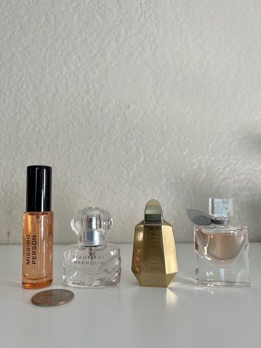 4x Phlur Missing Person Beautiful Magnolia Mugler Alien Goddess Lancome ...