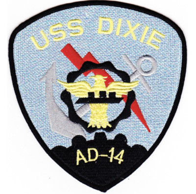 5" NAVY USS AD-14 DIXIE EMBROIDERED PATCH | eBay