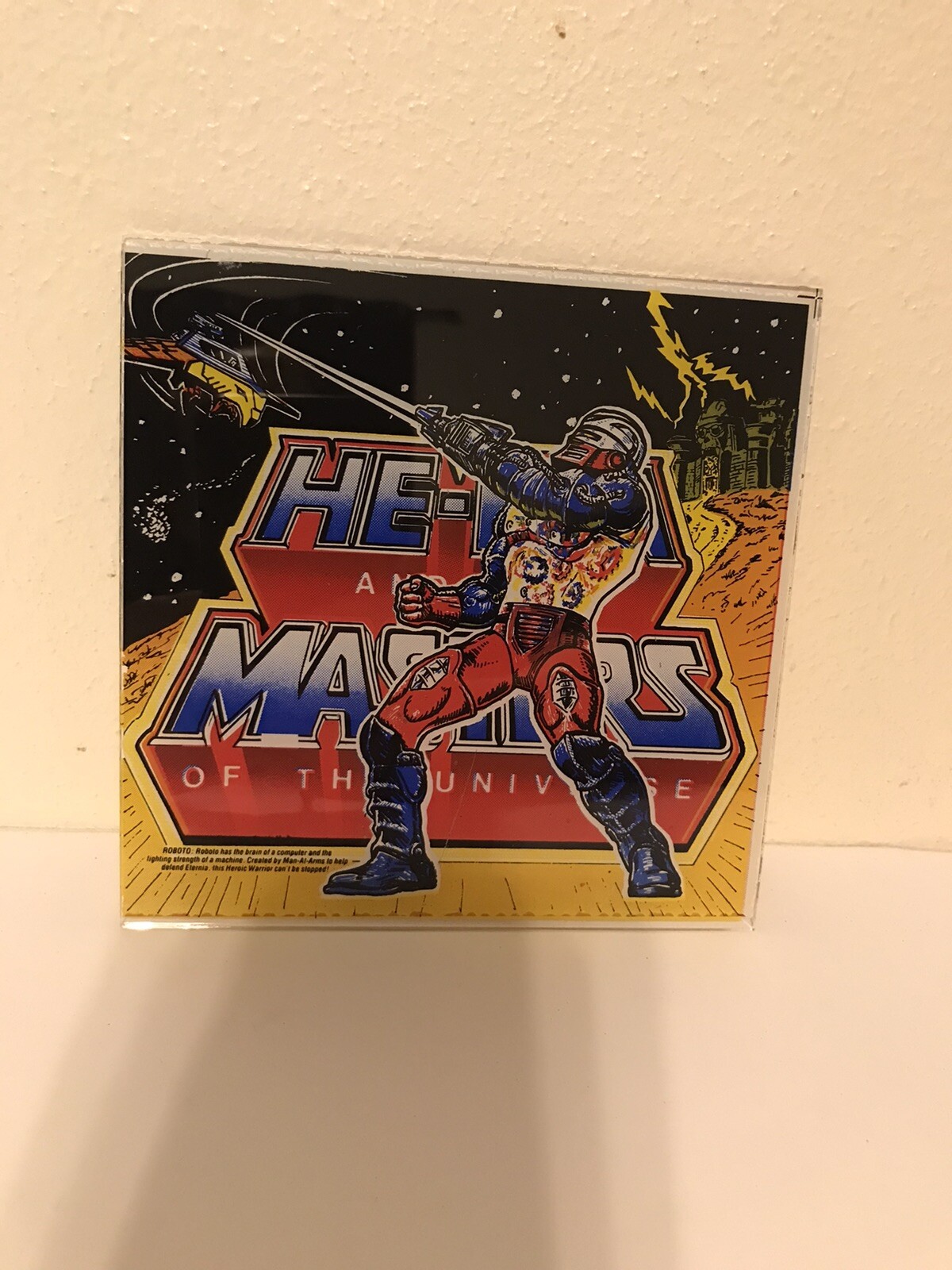 He-Man Roboto MOTU Carnival Fair Glass Mirror Prize Vintage 1980’s | eBay