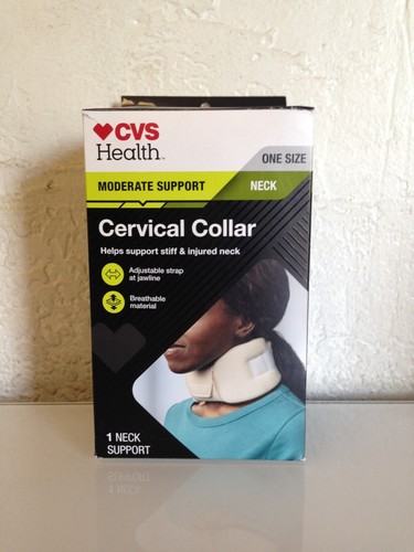CVS Health Adult Cervical Collar Neck, Adjustable Strap Moderate ...