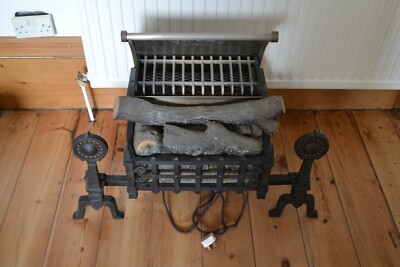 VINTAGE BELLING & CO 758B ELECTRIC FIRE BLACK ANTIQUE LOOK | eBay UK