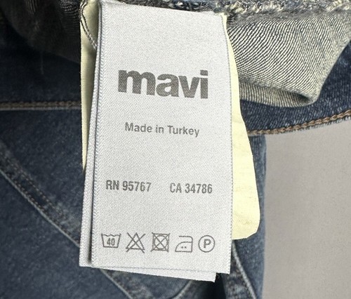 MAVI Jeans Denim Jacket Womens Small JILL Blue Designer Cotton Stretch ...