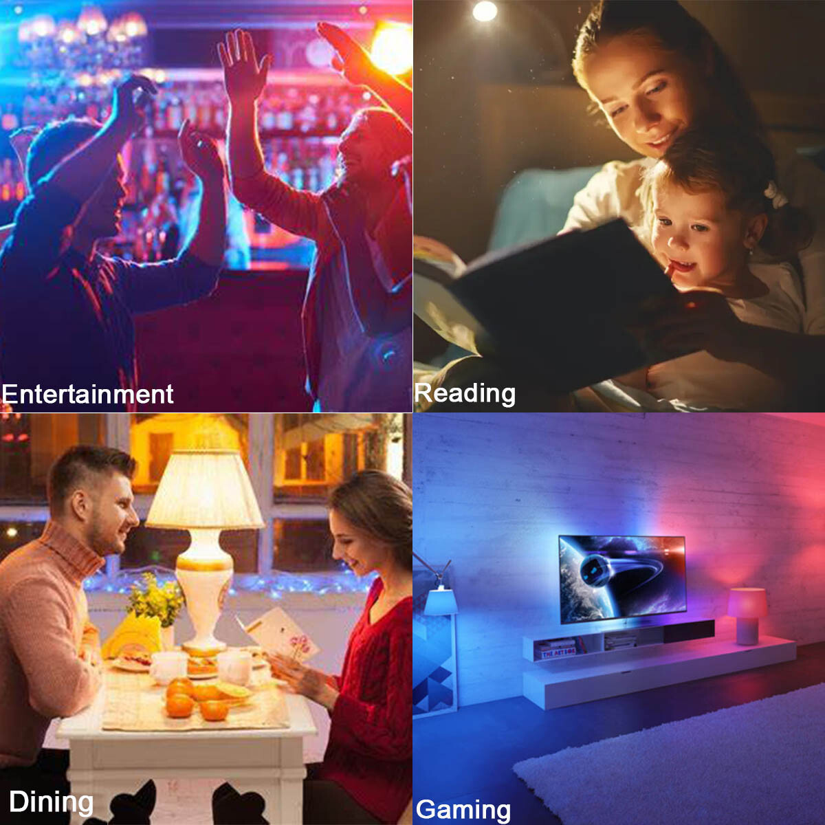 Smart Light Bulb 16 Colour Changing Lamp 10W Remote Control Bayonet ...