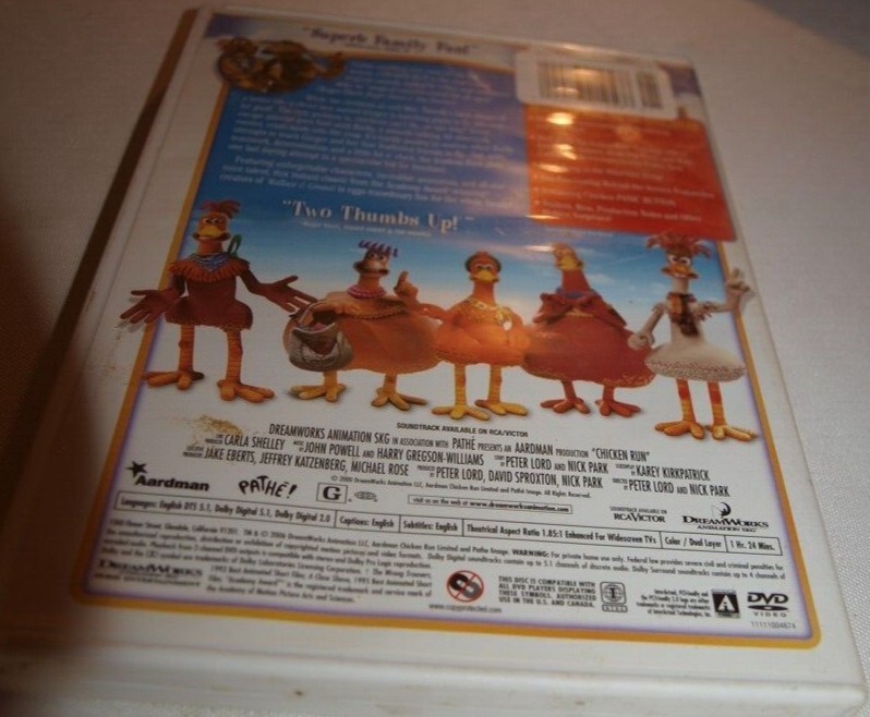 Portada Del Dvd De Chicken Run Las Mejores Ofertas En Chicken Run G