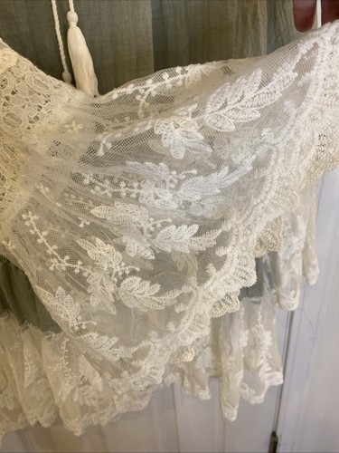 Indigo Thread Co Lace & Gauze Flowy Tunic Bell Sleeve Fairycore Boho ...