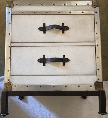 Pottery Barn Ludlow 22” wide x 16” deep trunk style end table ...