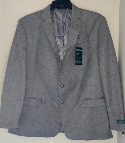 New Ralph Lauren Men's Wool Blend Classic Fit Suit Jacket 48R Light ...