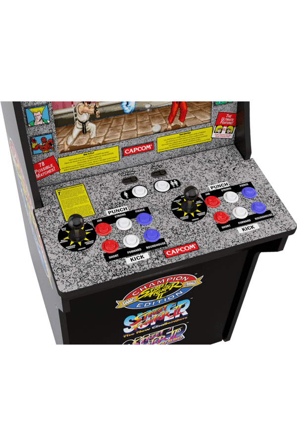 ARCADE 1UP CAPCOM ARCADE STREET FIGHTER II CHAMPION EDITION 122 cm ...