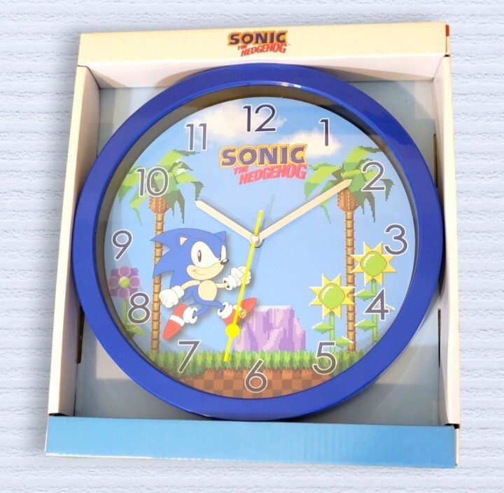 Sonic The Hedgehog 9.5 inches Wall Clock. Office Home Wall Decor Video ...