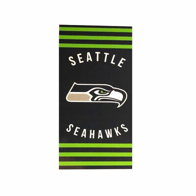 NEW Seattle Seahawks Football Team Licensed Stripes Beach Towel 30''x ...