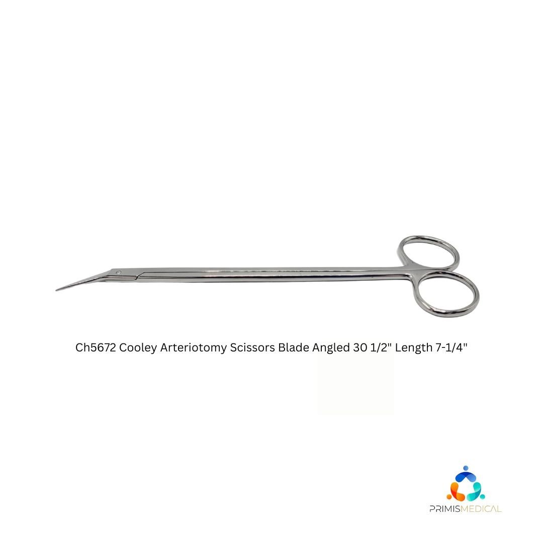 V. Mueller CH5672 Cooley Arteriotomy Scissors Blade Angled 30 1/2 ...