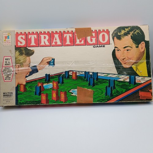 Vintage Milton Bradley Stratego Board Game 1961 4916 Cosmetic Wear Complete | eBay