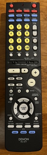 DENON RC-977 REMOTE CONTROL for AVR-485S AVR-685 AVR-1505 AVR-1705 AVR ...