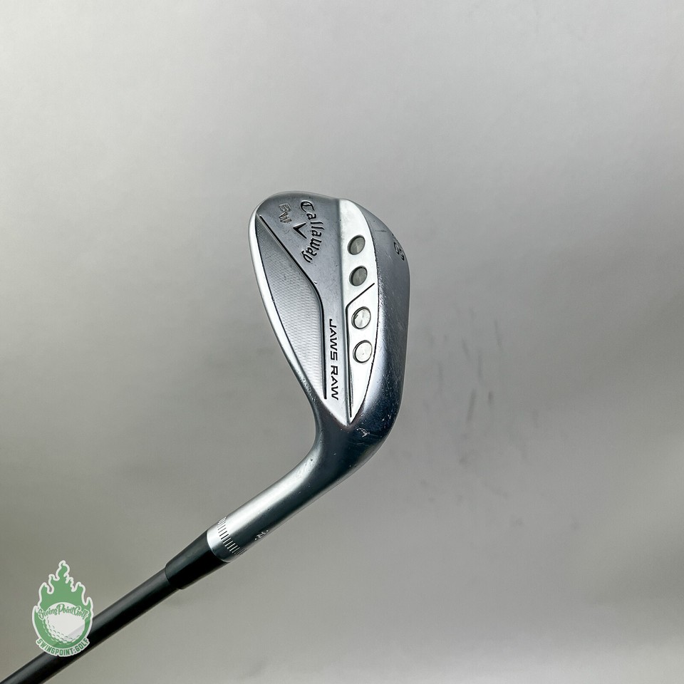 Tour Issue Callaway Jaws Raw Z Grind Wedge 60*-08 Senior Flex Graphite ...