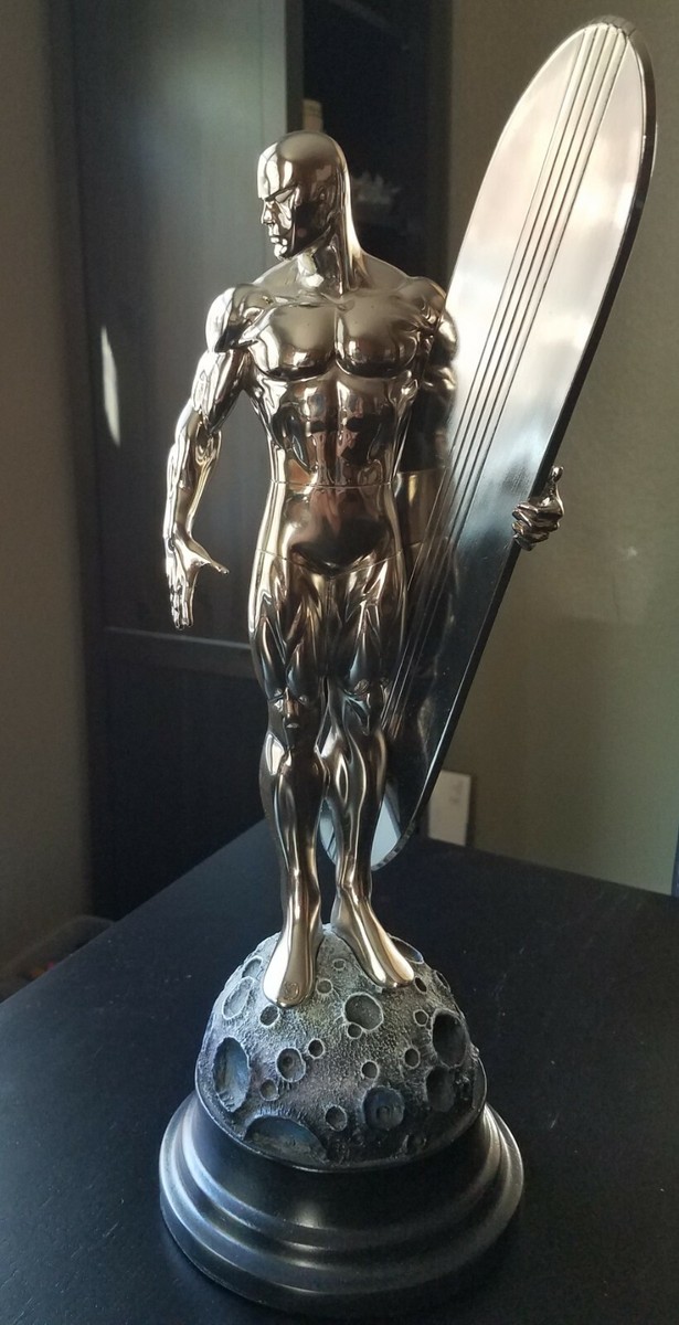 Silver Surfer Statue Full Size Custom 1/4 Scale Silver Surfer Statue