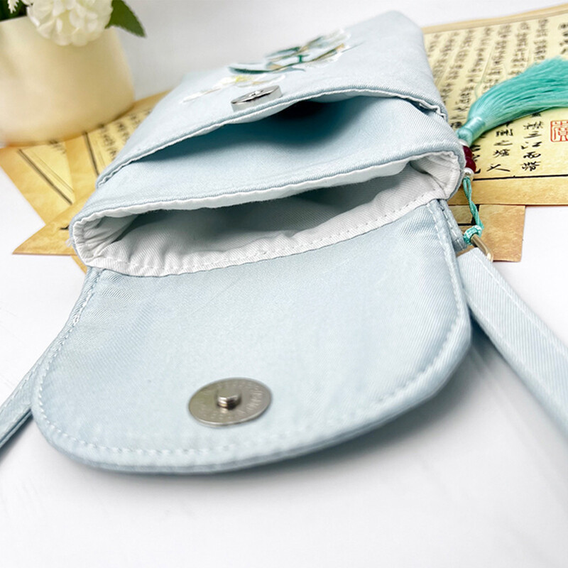 Chinese Embroidery Hanfu Bag Ancient Messenger Shoulder Bag Phone Purse ...