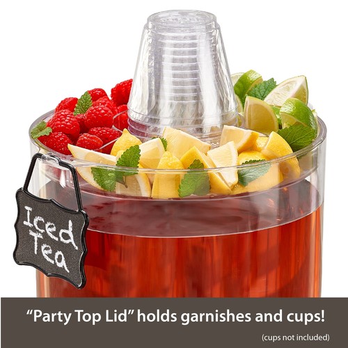 Buddeez 2.0 Gallon Party Top Beverage Dispenser, Clear | eBay