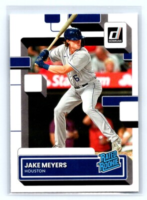 2022 Panini Donruss Rated Rookie A Jake Myers Houston Astros #47 | eBay
