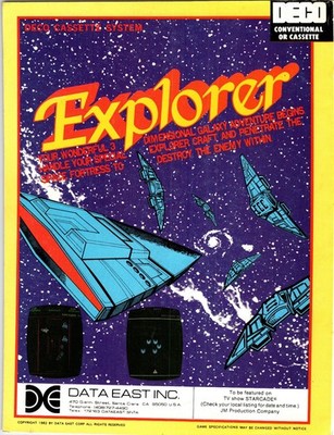 Data East Explorer Magazine Ad 1982 Retro Arcade Game Space | eBay