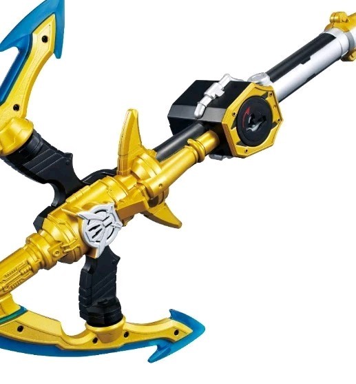 Bandai DX Power Rangers Super Megaforce Gokaiger Silver Gokai Spear Key ...