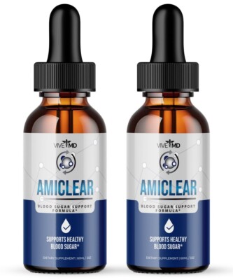 Amiclear Blood Support Dietary Supplement Drops Official Formula (2 ...